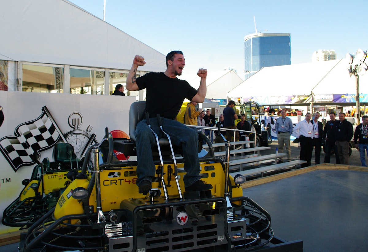 Stu Angeli wins Wacker Neuson’s Trowel Challenge | Equipment World