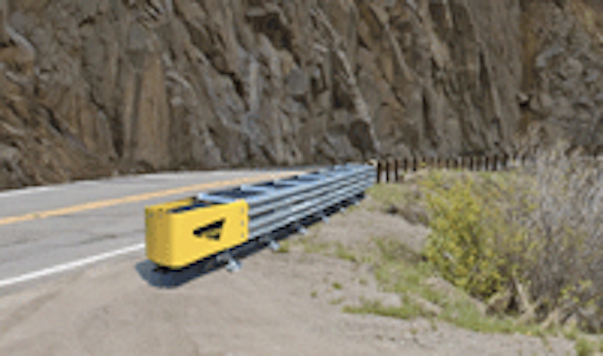 QuadGuard M10 MASH-compliant crash cushion | Equipment World