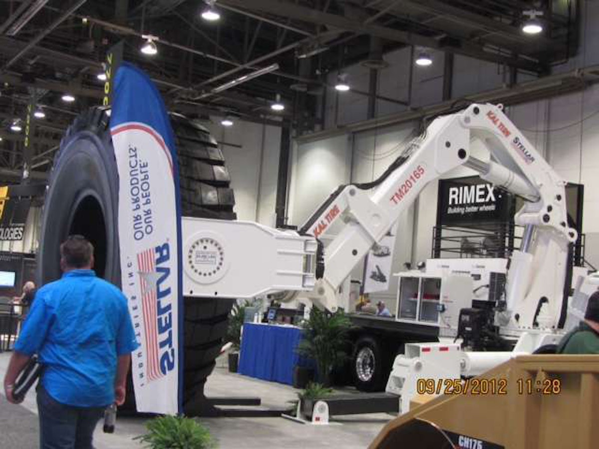 Big tires, big manipulator | Equipment World