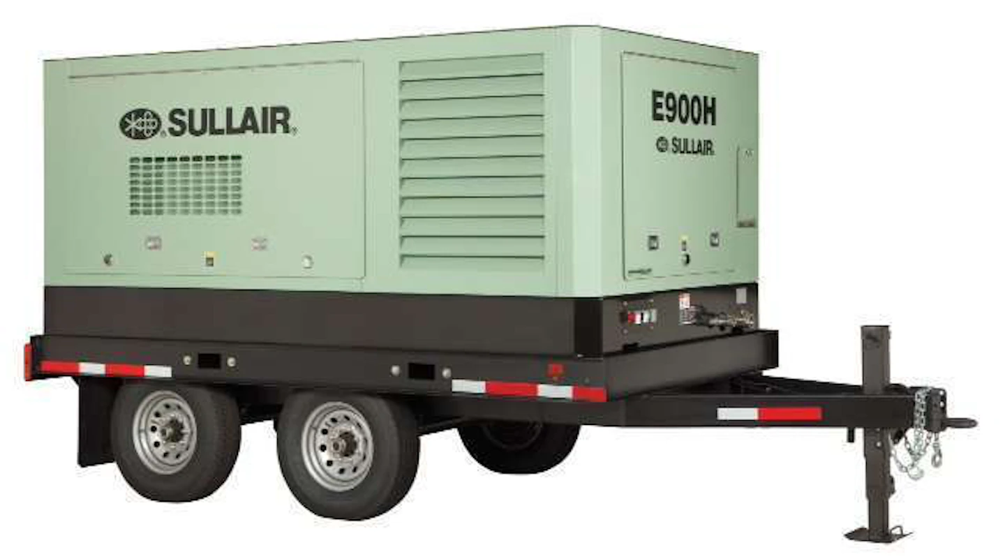 Sullair introduces 900-cfm electric portable air compressor | Equipment ...