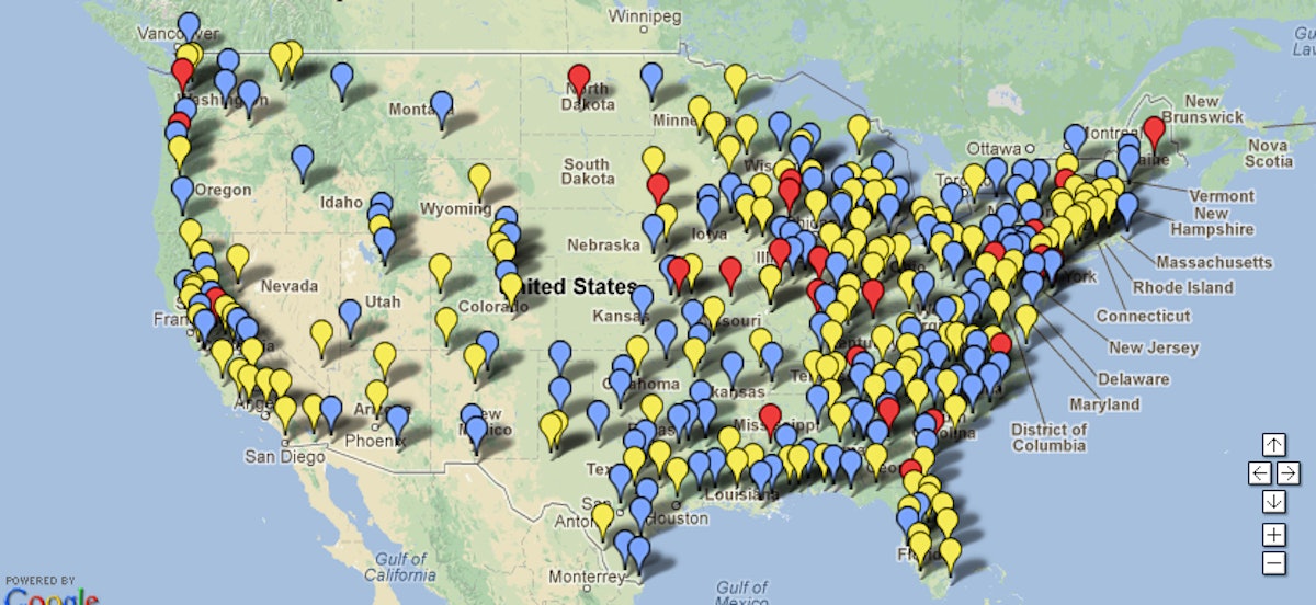 Reed Construction Data complies interactive map of U.S. construction ...