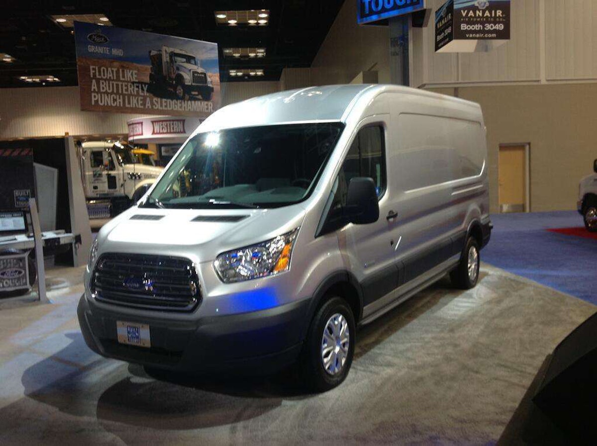 Ford shows its new take on Transit commerical van design at Work Truck ...