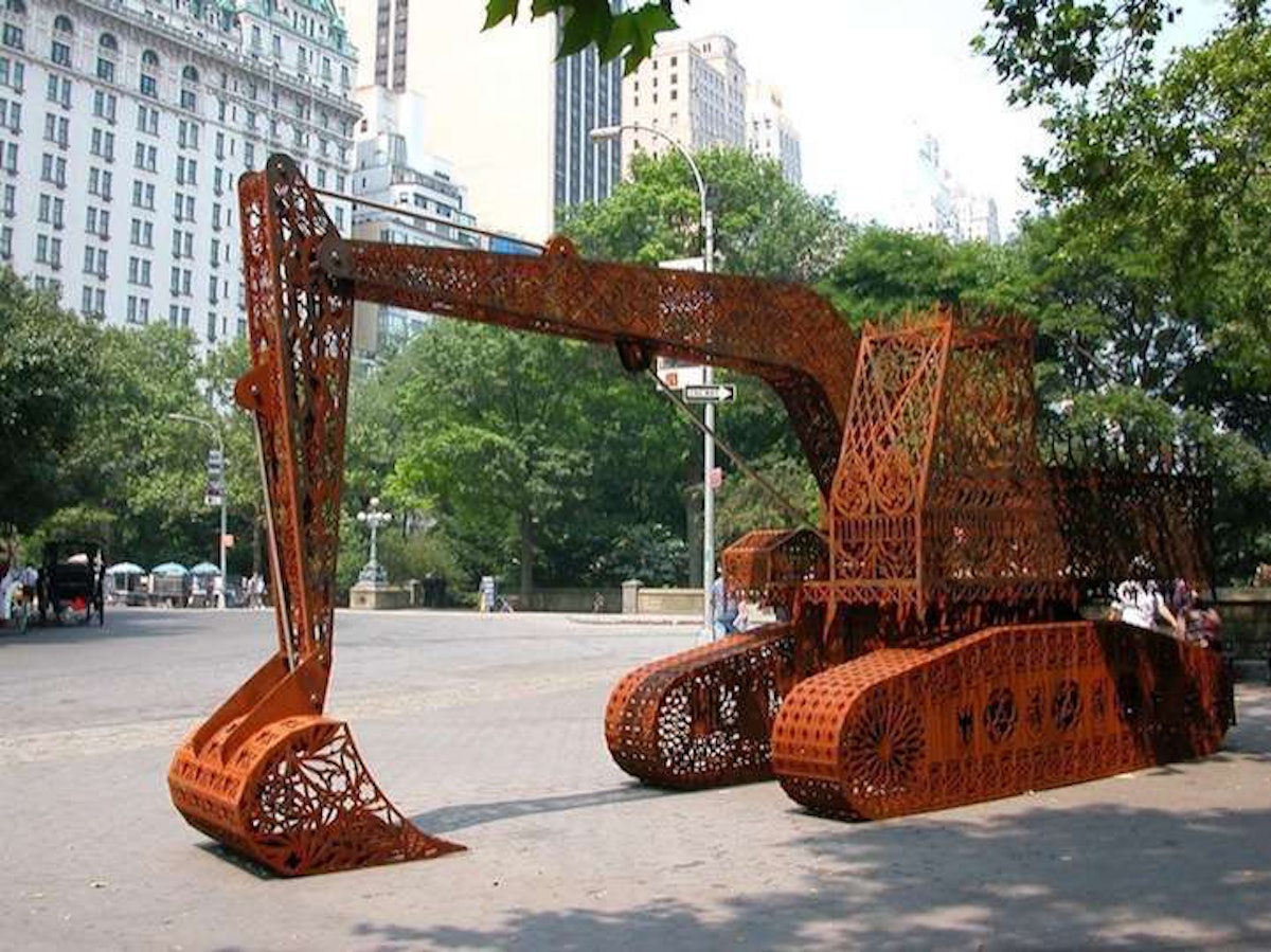 construction sculpture