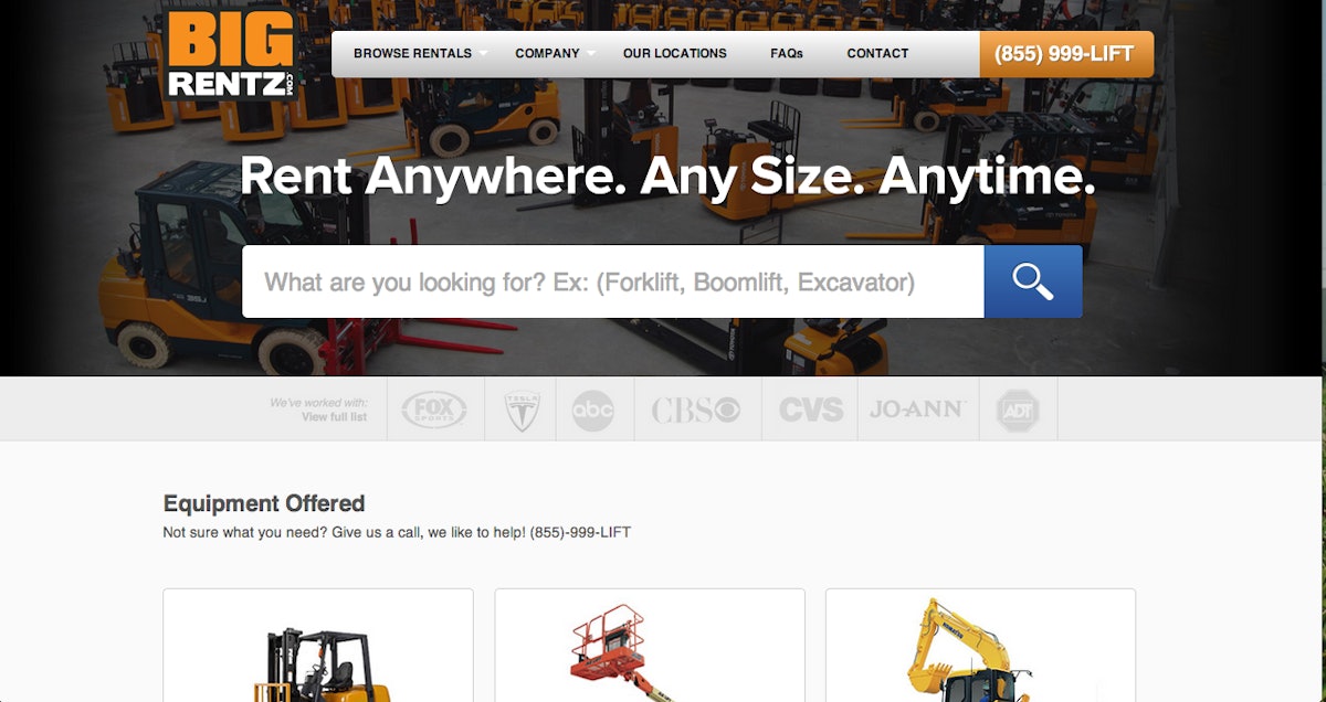 Online rental site BigRentz.com adds earthmoving equipment | Equipment ...