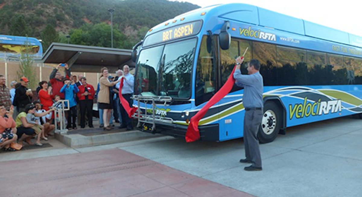 Nation’s first rural bus rapid transit system opens in Colorado ...