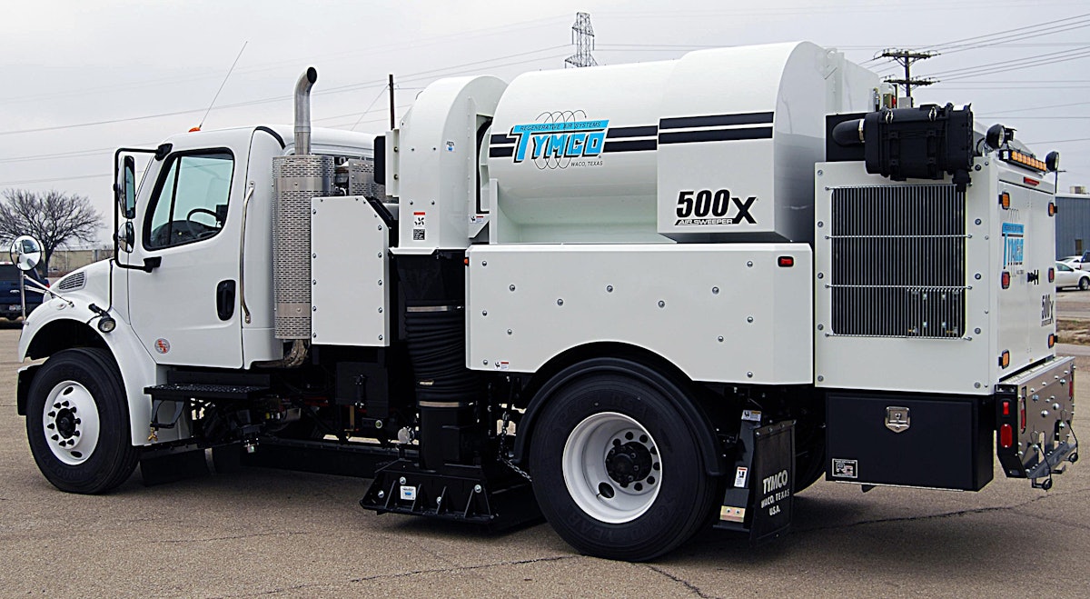 TYMCO updates Model 500x sweeper with Tier 4i engine | Equipment World