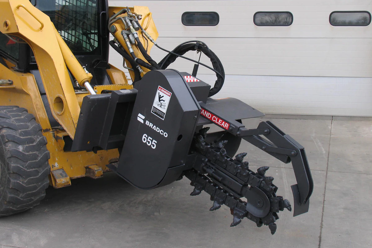Paladin’s Bradco 655 Rock Trencher tackles tough digging applications ...