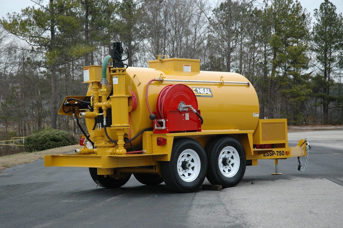 Neal Manufacturing’s ESSP 550T, 750T sealcoating machines offer fast ...