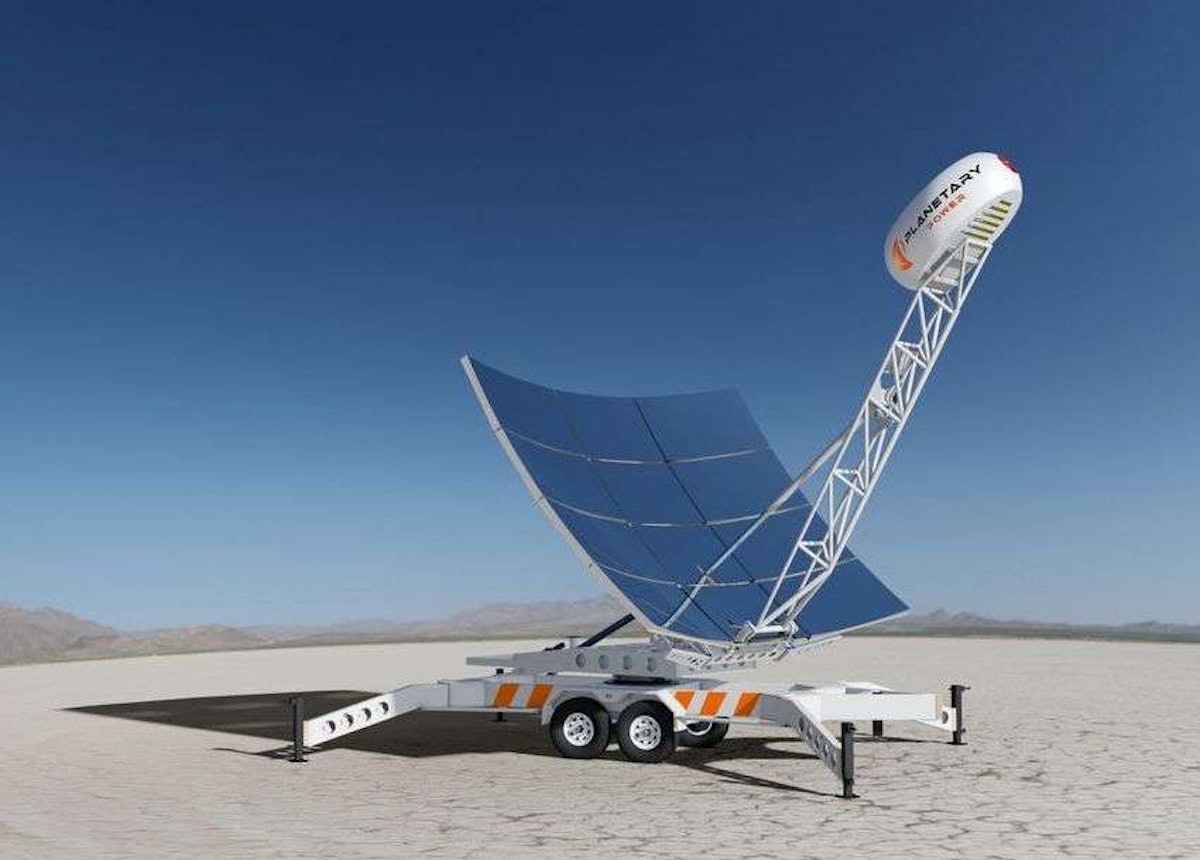 SUNsparq solar generator provides enough power for construction as off ...