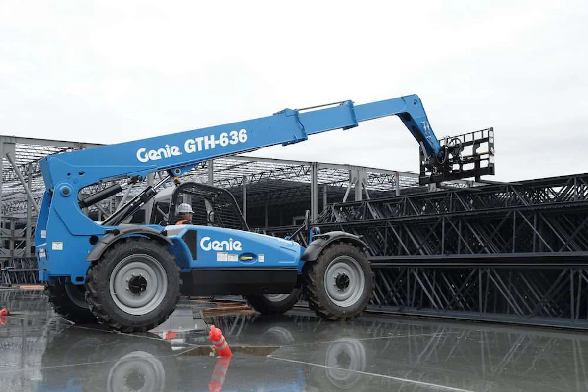 Genie keeps GTH-636 6,000-pound-lift capacity telehandler below 75 ...