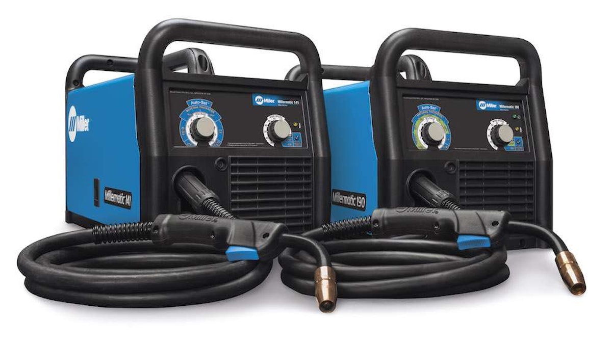 Miller Electric’s Millermatic 190 and 141 MIG welders automatically ...