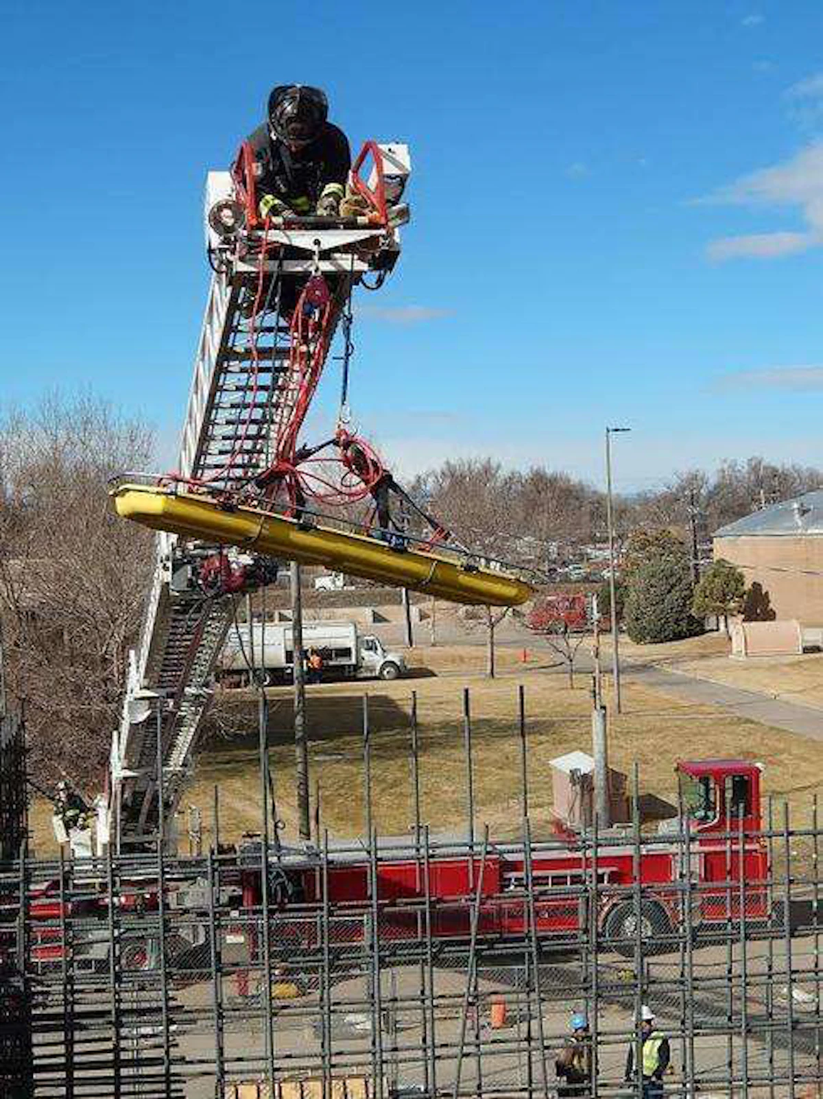 Worker survives 30-foot fall, is rescued in special extraction by ...