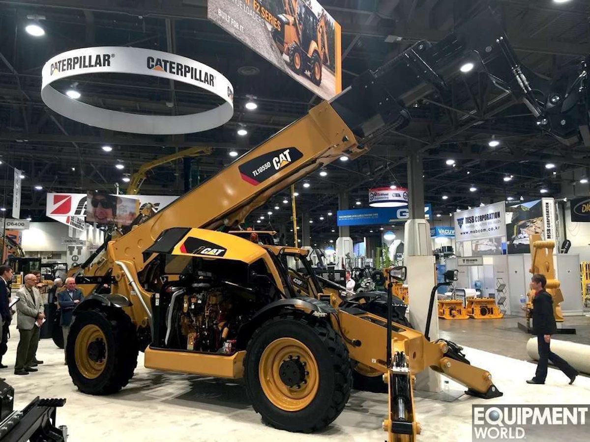 Caterpillar intros TL1055D, TL1255D telehandlers with improved cab ...