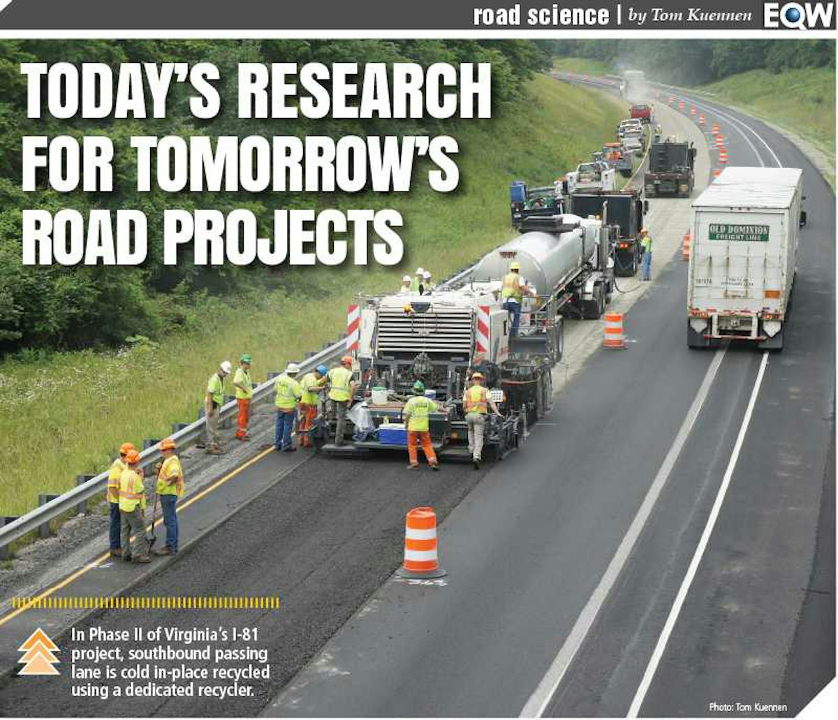 Light-emitting concrete, RCC for highway use and more research that may ...