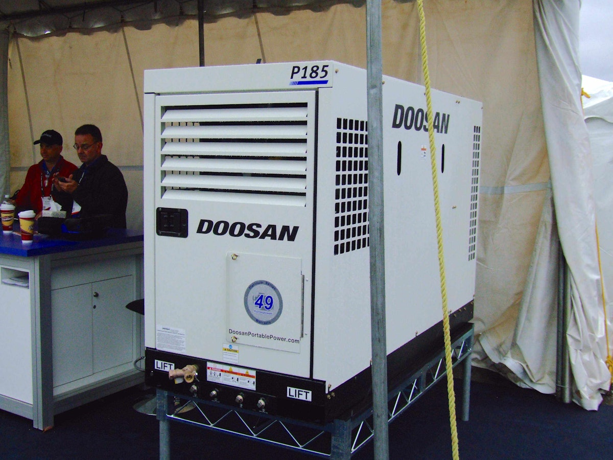 Doosan Portable Power debuts skid mount P185 Tier 4 final air ...