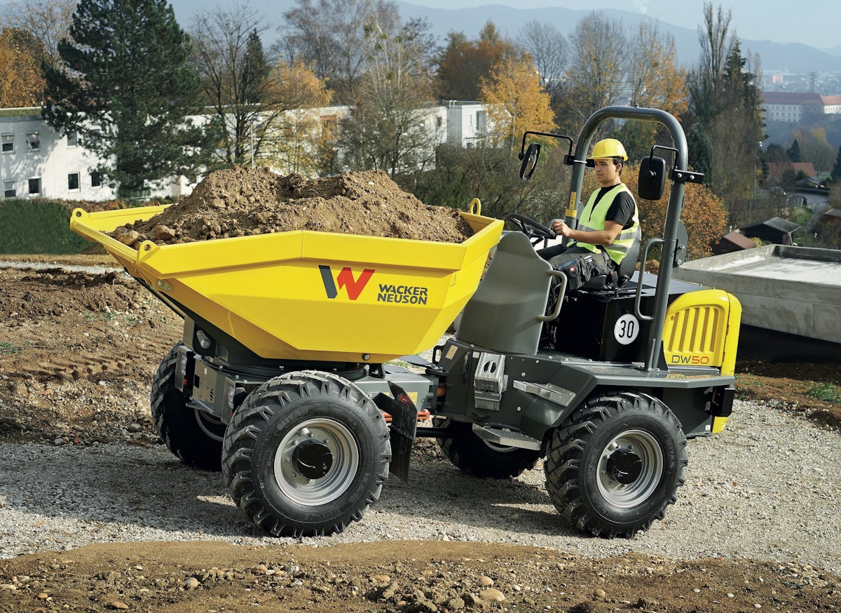Rotating console on Wacker Neuson’s “dual view” DW50 concept turns this ...
