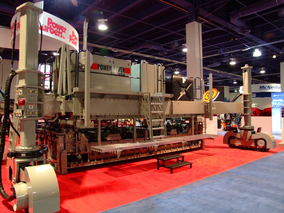 Power Curbers & Power Pavers introduce 2 concrete slipform machines at ...