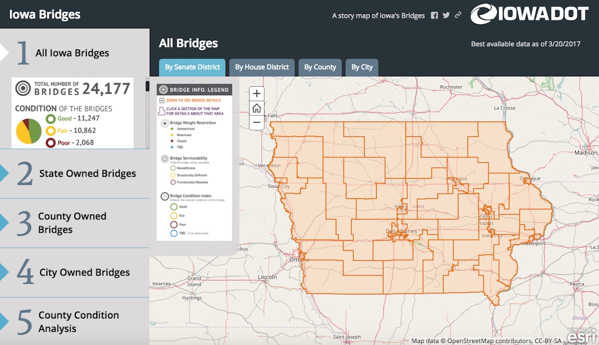 Algorithm powering new Iowa DOT site delivers bridge conditions ‘in ...