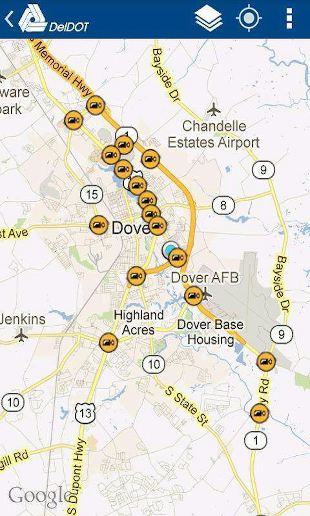 Delaware DOT adds interactive project map, other features to mobile app ...