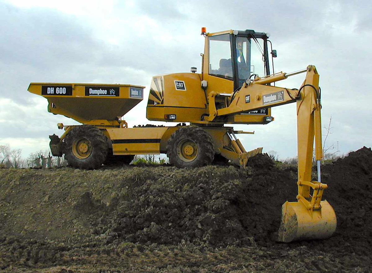 The Dumphoe was half excavator, half site dumper in one weird little ...