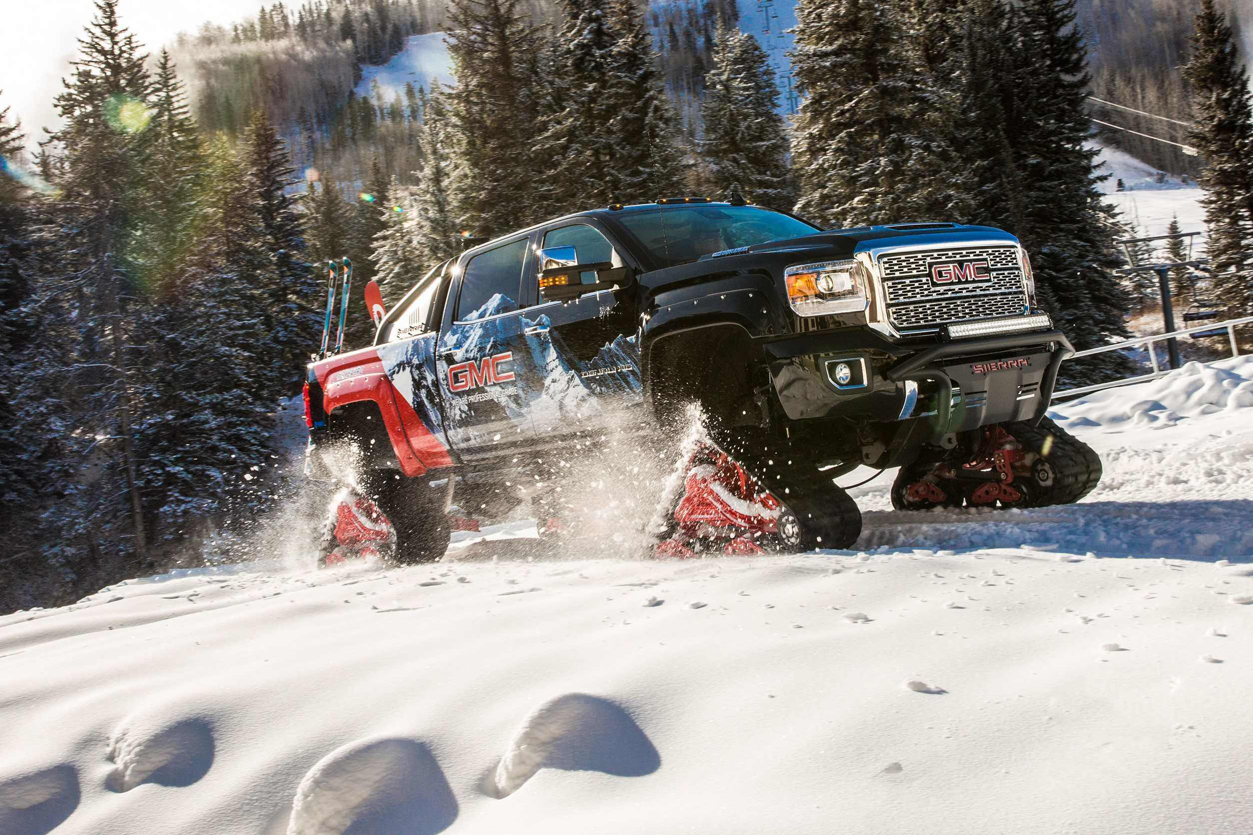 GMC unveils Sierra 2500HD All Mountain: A Denali with tracks ...