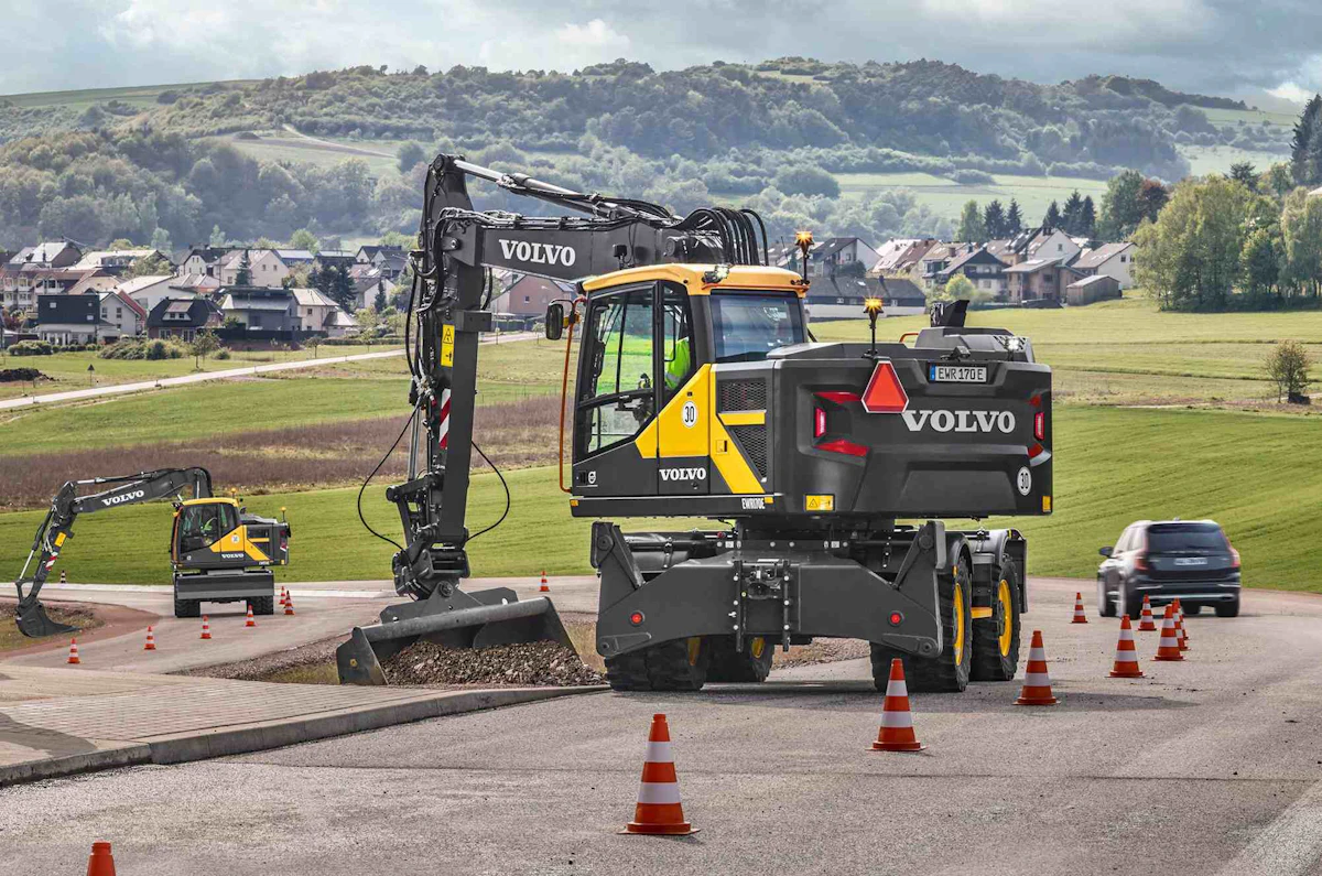 Volvo CE intros EWR150E, EWR170E and EW220E wheeled excavators ...