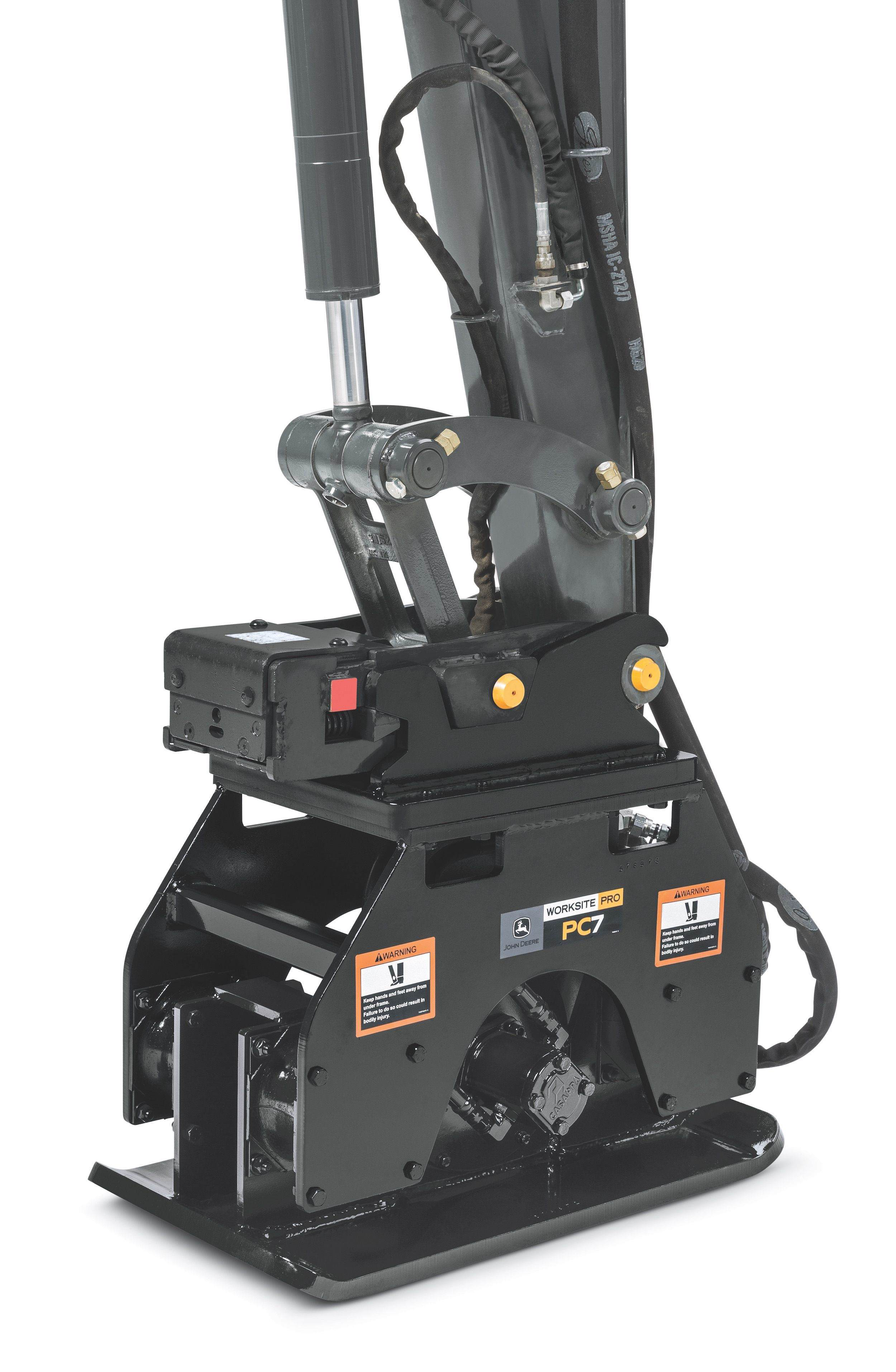 Deere rolls out new plate compactors for backhoes, compact excavators ...