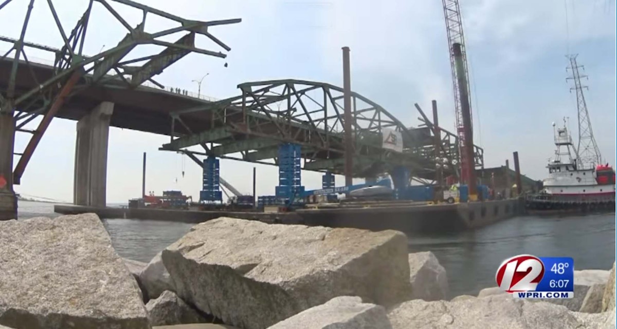 Dismantling the old Sakonnet River Bridge in R.I. | Equipment World