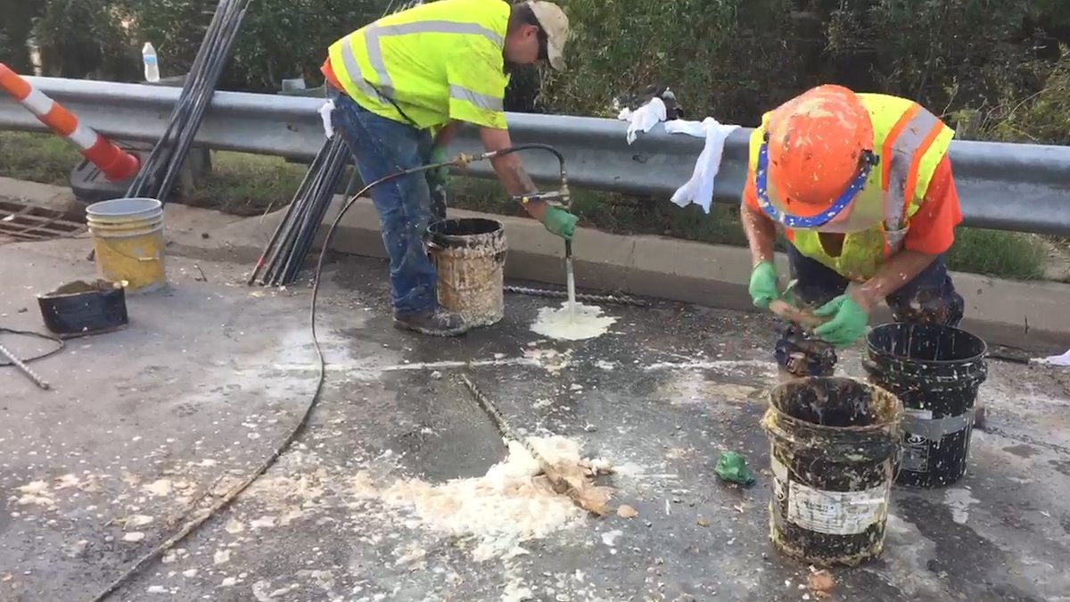 How foam injections help stabilize roads after flooding | Equipment World