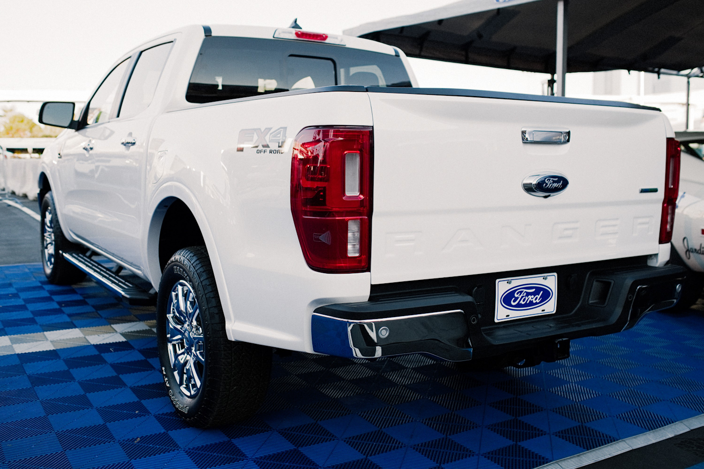 Custom 2019 Ford Rangers on display at the 2018 SEMA show | Equipment World