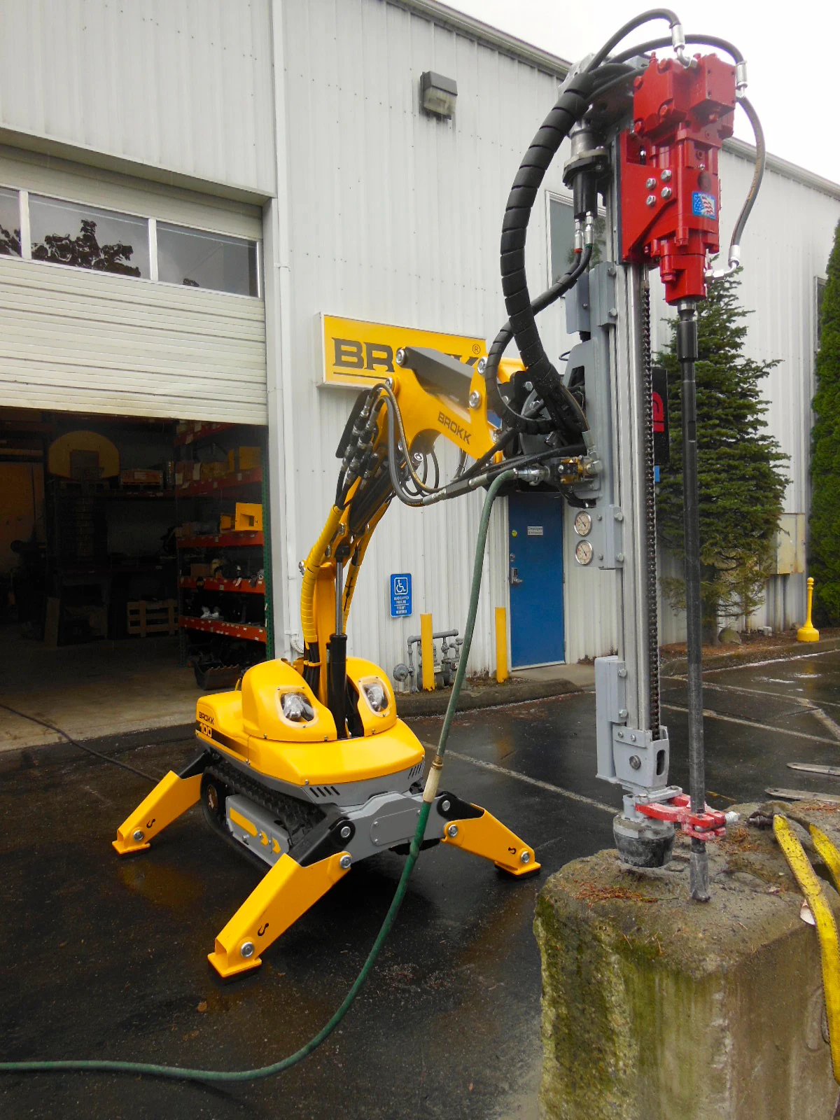 Brokk & TEI Rock Drills design TE160 drill for Brokk robots | Equipment ...
