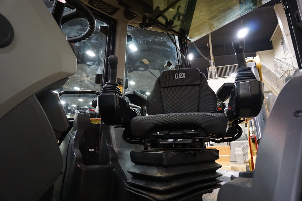 cat backhoe cab