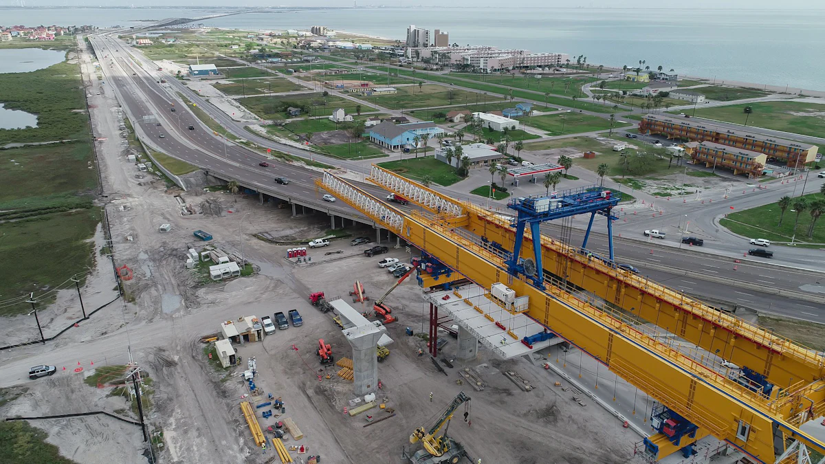 Harbor Bridge Project in Corpus Christi shows good progress | Equipment ...