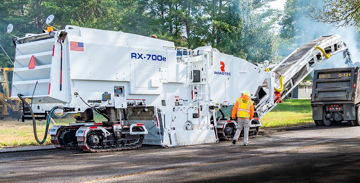 Roadtec upgrades power on RX-700e with T4F engine | Equipment World