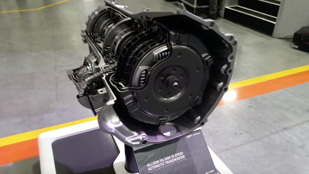 Closer look at the new Allison 10-speed transmission available in 2020 ...