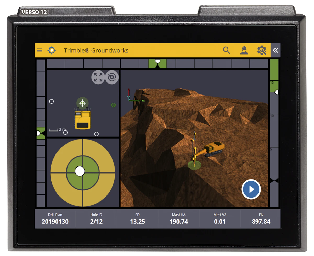 Trimble intros Groundworks machine control for optimizing drilling ...