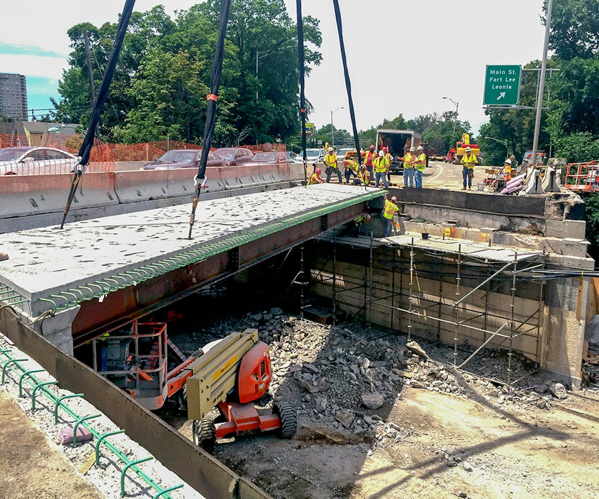 New Jersey bridge replacement accelerated with time-lapse | Equipment World