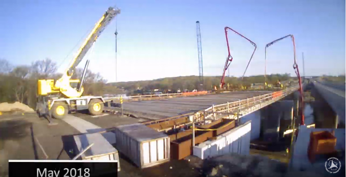 Wisc. DOT captures 2.5 years of Rock River Bridge reconstruction in 3 ...