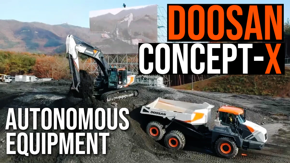 How Doosan’s autonomous Concept-X construction machines work and why ...