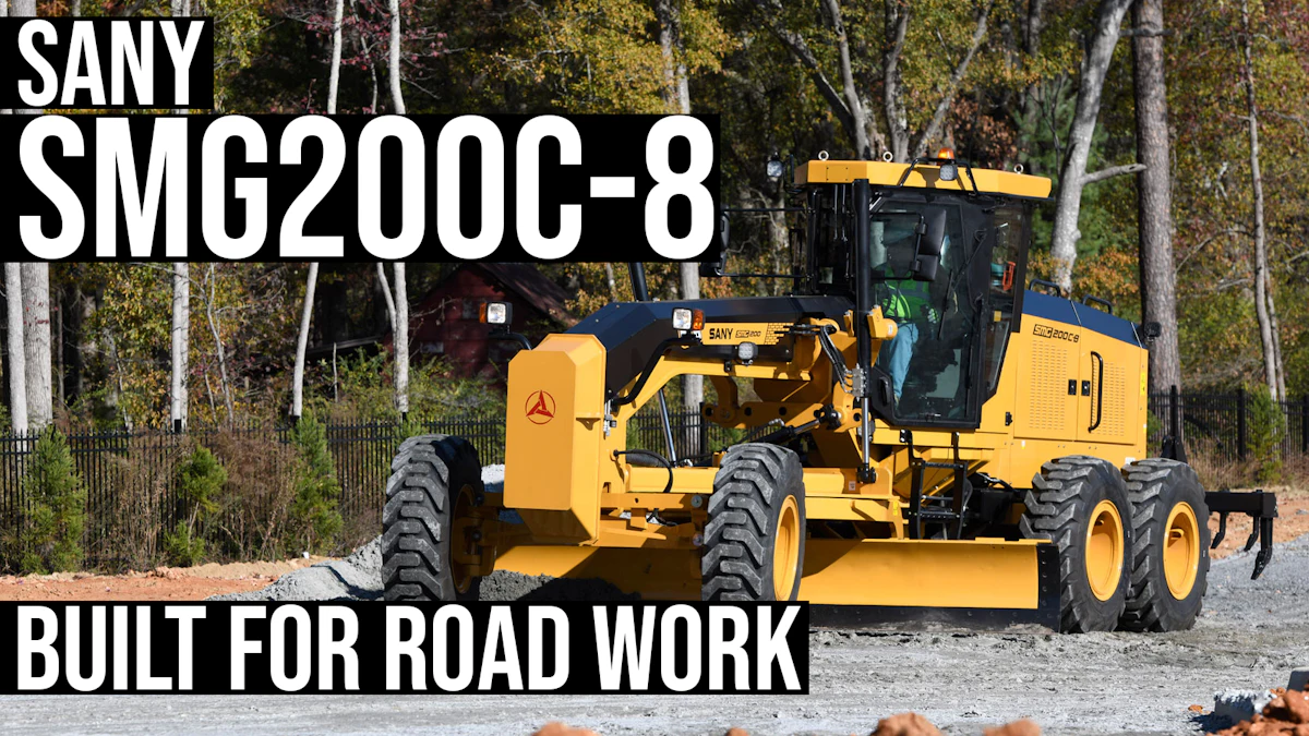 Sany SMG200C-8 Motor Grader Purpose-Built for Road Jobs With Simplified ...