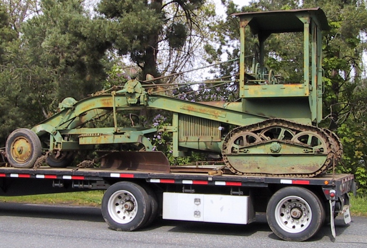 Rare 1921 J.D. Adams crawler motor grader found on eBay | Equipment World