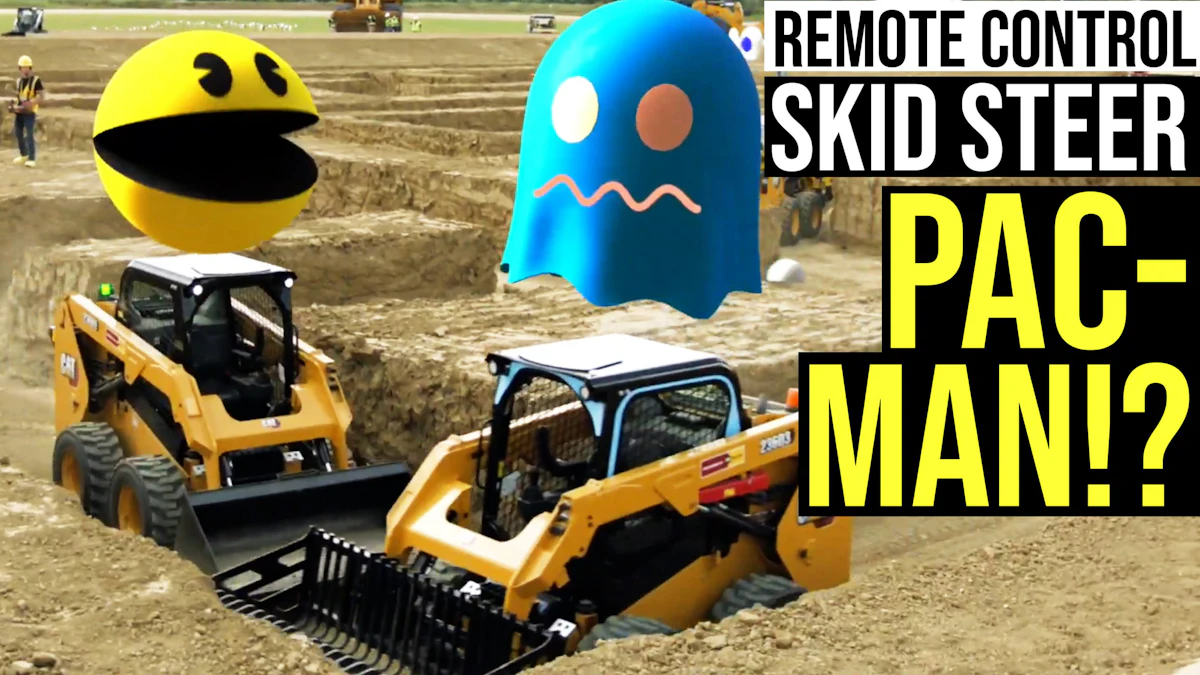 What it’s like to play Pac-Man with remote control skid steers ...