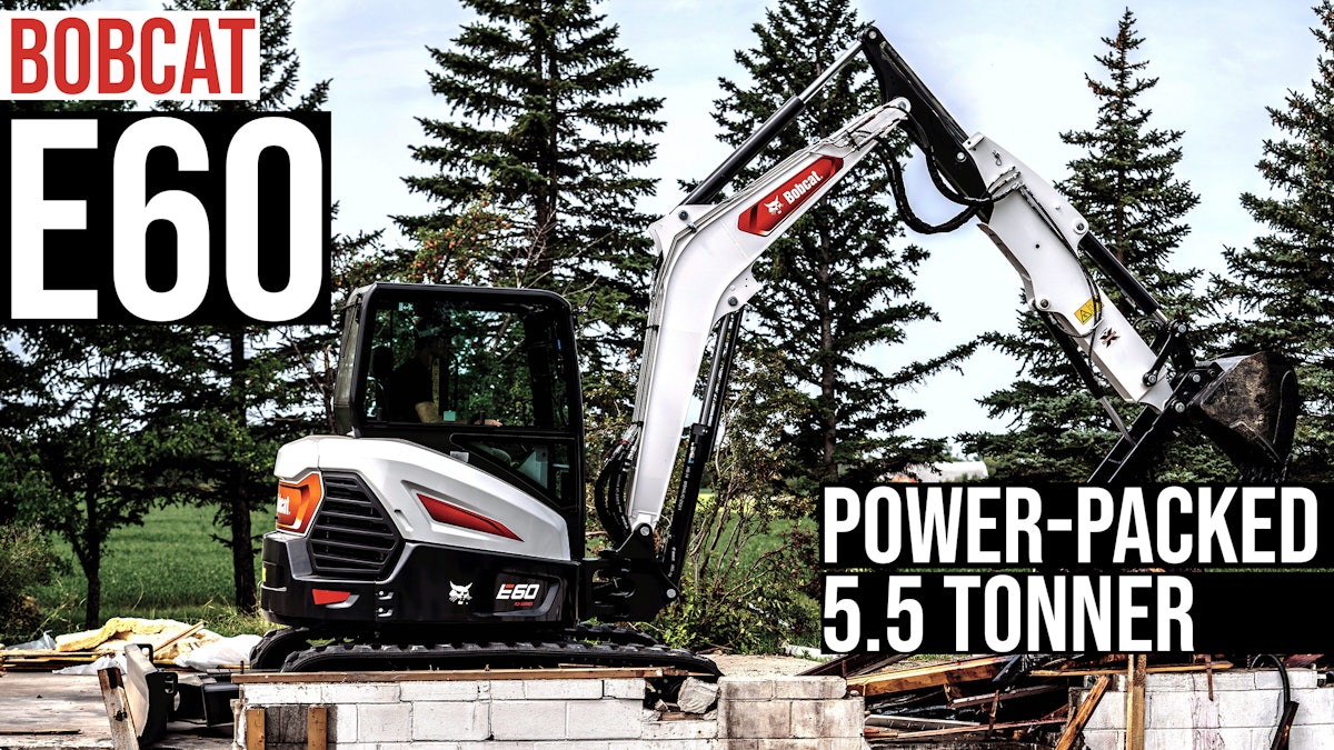 New Bobcat E60 excavator to replace previous E55 and E63 | Equipment World