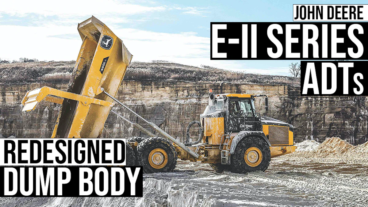 John Deere introduces redesigned 410E-II, 460E-II articulated dump ...