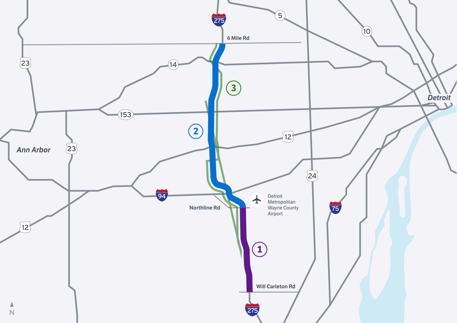 I-275 to be rebuilt near Detroit airport | Equipment World