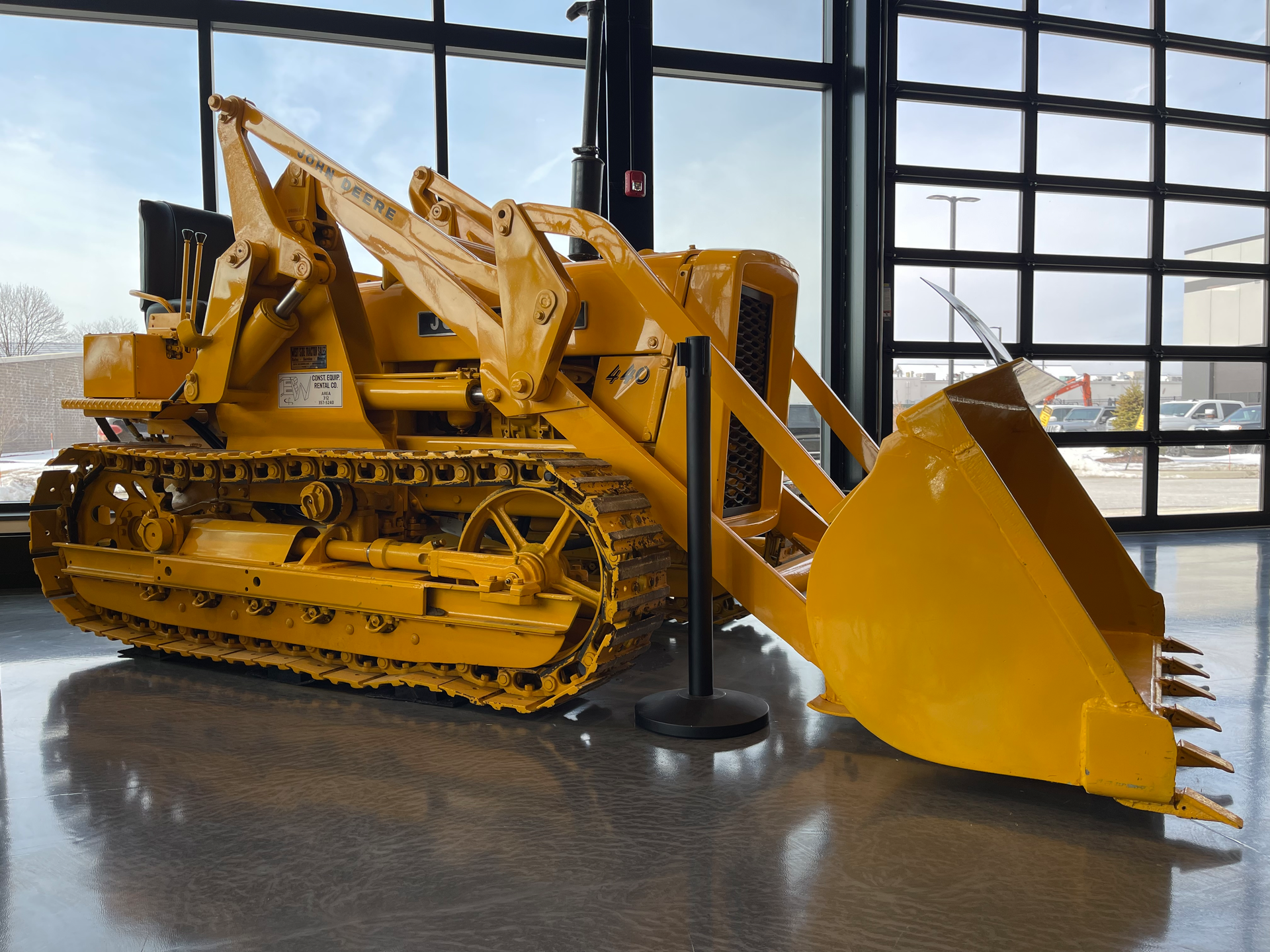 1958 Deere Model 440 backhoe returns to dealer after 60 years ...