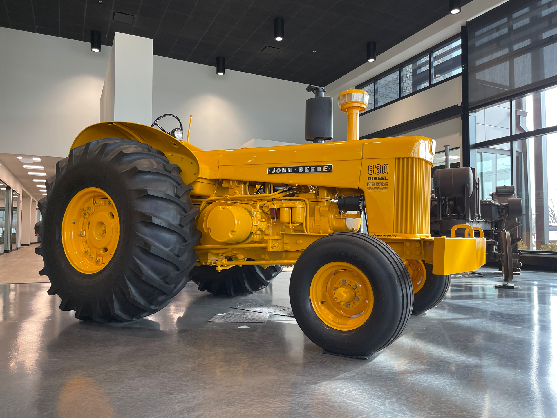 1958 Deere Model 440 backhoe returns to dealer after 60 years ...