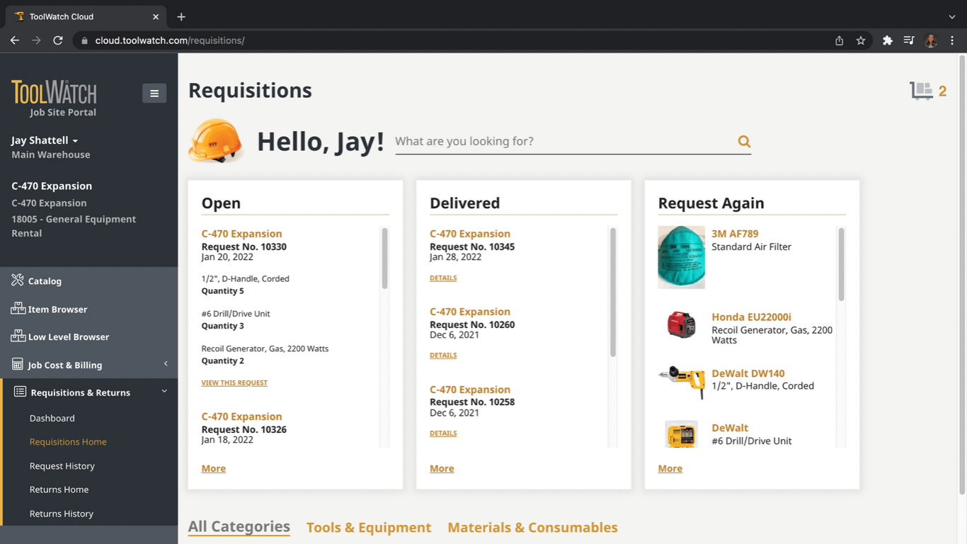 ToolWatch launches new web-based user experience | Equipment World