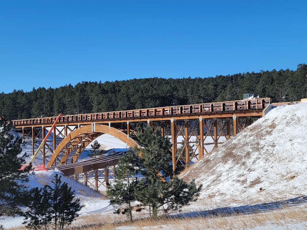 Wood replaces concrete in rehab of famous Keystone Wye Bridge ...