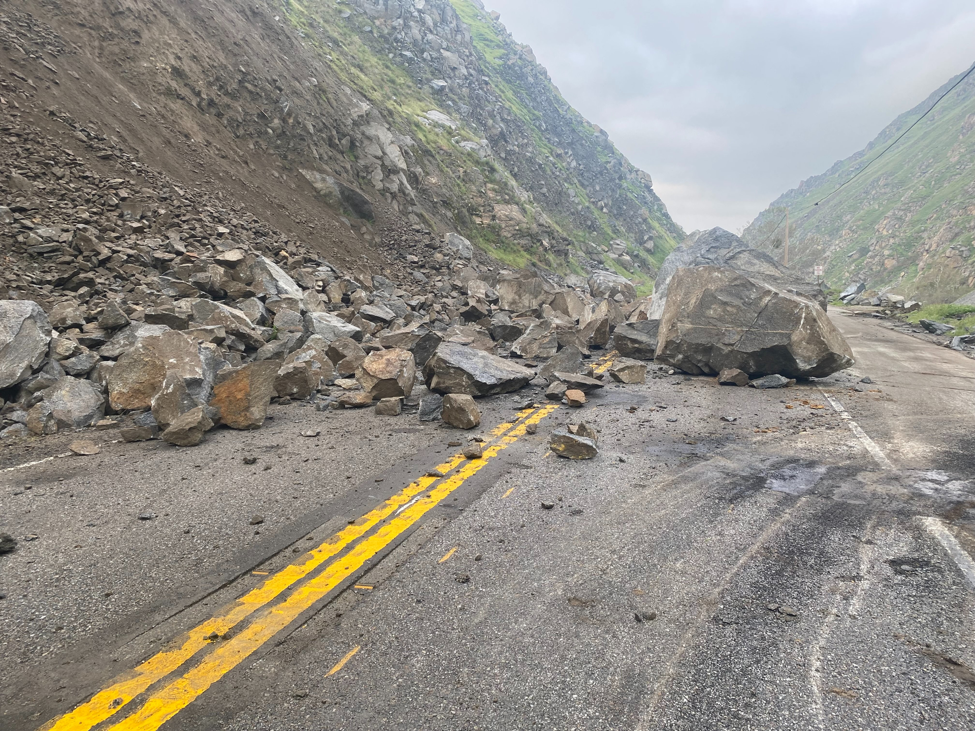 Video: Caltrans Crew Explodes Road-Blocking Boulder | Equipment World